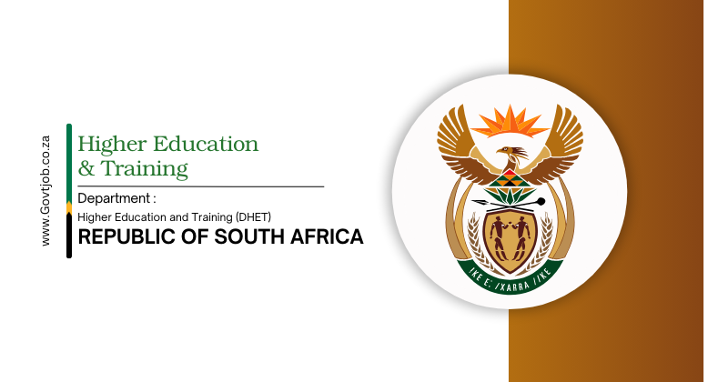 Applications Open for the Department of Higher Education and Training ...
