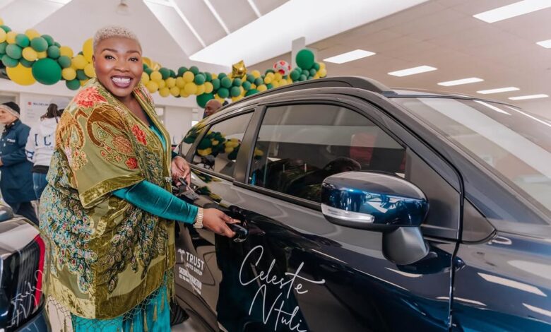 "I Am Truly Enjoying this Ride," Celeste Ntuli Appreciates Her New Car ...